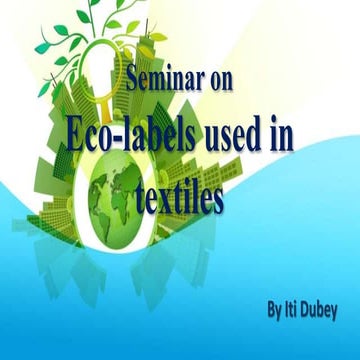 ECO-LABELS USED IN TEXTILES | PPTX