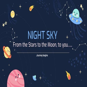 Space Night Sky | PPT