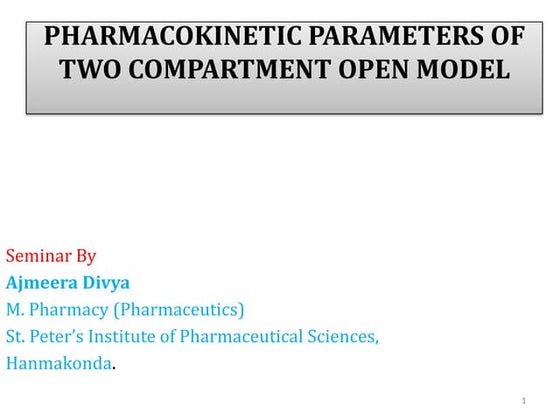 Basics of Pharmacokinetics | PPTX