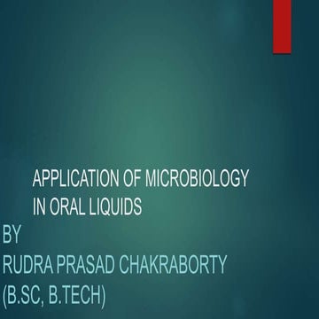 application of microbiology in pharma qc industry | PPTX