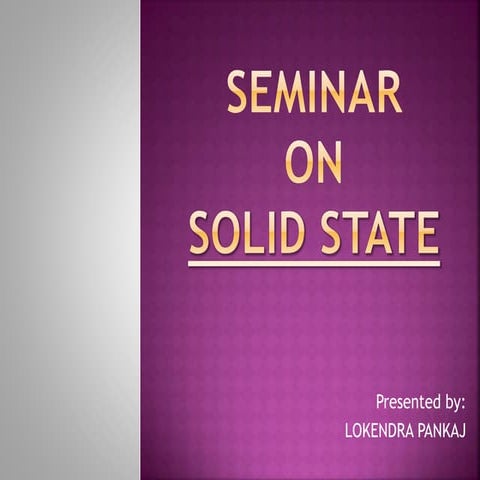 Solid State Class 12 Chemistry Rbse Or Cbse Pptx