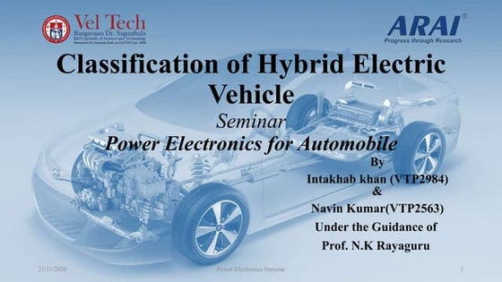 Architecture of EV and HEV | PPTX | Automotive Industry | Industries