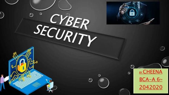 Cyber Security Introduction.pptx | Information and Network Security | Computing