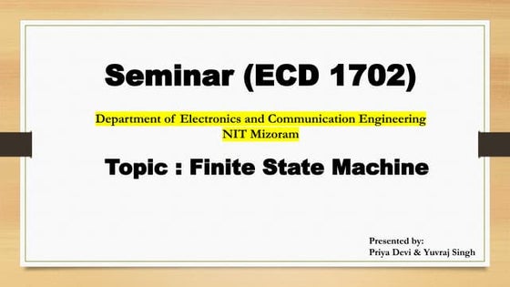 Moore Mealy Machine Conversion | PPTX | Technology & Computing