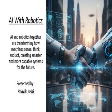 Ai with robotics in 2030 are of in life. | PPTX