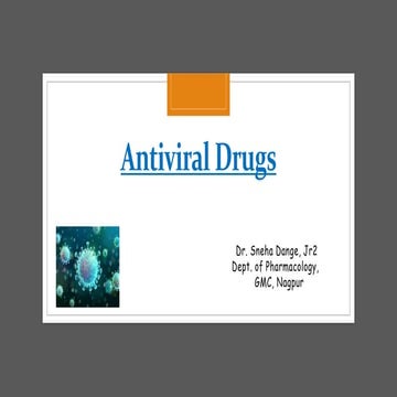 Antiviral Drugs | PPTX