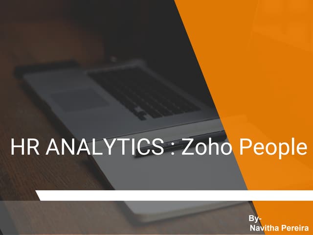 Introduction to zoho people | PPTX