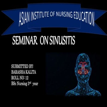 seminar-on-sinusitis.pptx