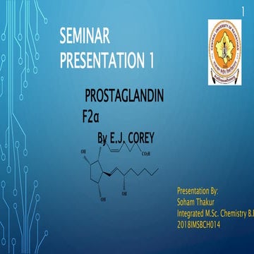 Prostaglandin F2 alpha | PPTX