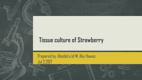 Meristem culture | PPTX