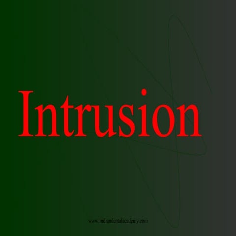 intrusion | PPT