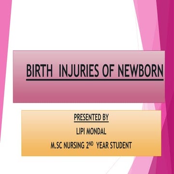 Birth injuries | DOC