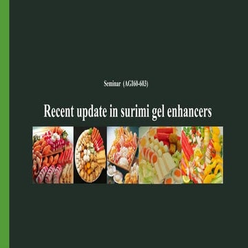 surimi gel enhancers ------------------------- | PPTX