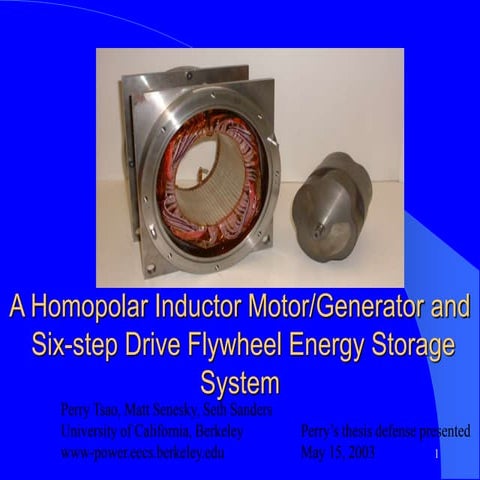 Homopolar Generator Pdf _ Générateur Homopolaire Triphase – YTXPJ