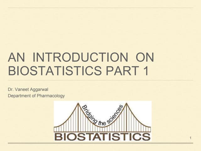 Medical statistics | PPT