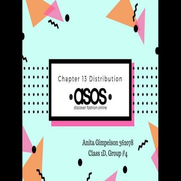 ASOS Distribution Concepts | PPT