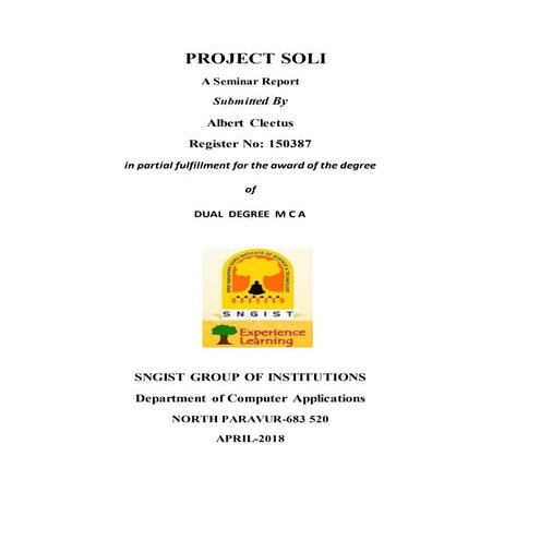 Project soli | DOCX