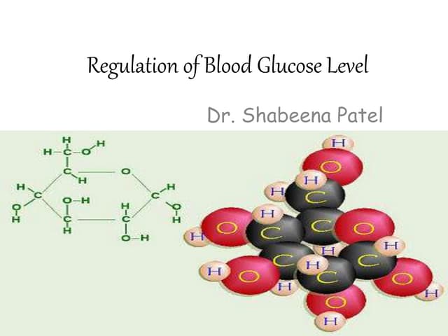 Regulation of blood glucose | PPTX