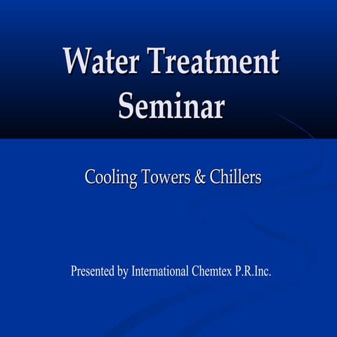 Seminar cooling tower | PPT