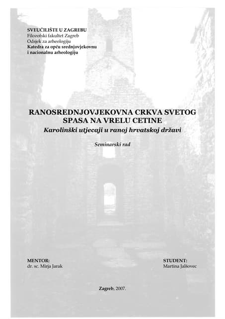 Skripta Hrvatska Povijest U Razvijenom I Kasnom Sr Vijeku Pdf