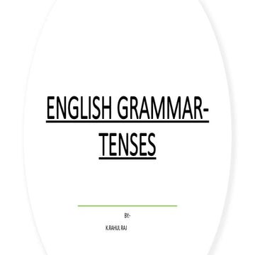 All 12-tenses | PPTX