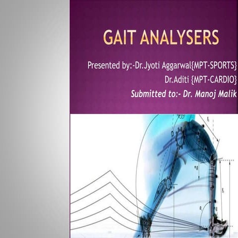 gait analysers | PPTX