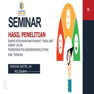 SEMINAR HASIL PENELITIAN INDRIA STIA LAN | PPTX