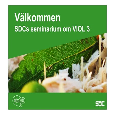 Seminariedag om VIOL 3 | PDF