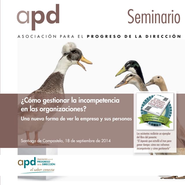 ¿Cómo gestionar la incompetencia en las organizaciones? Una nueva forma ...
