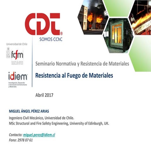 LISTADO OFICIAL MINVU 2024 MATERIALES RESISTENTES AL FUEGO | PDF