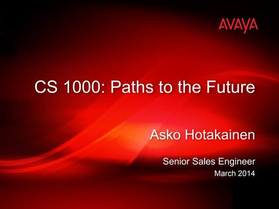 Avaya Session Border Controller (SBC) | PDF
