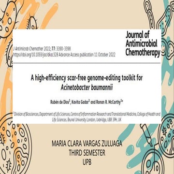 Seminario Biomol- Gwyneth Lorena Serna Salazar | PDF