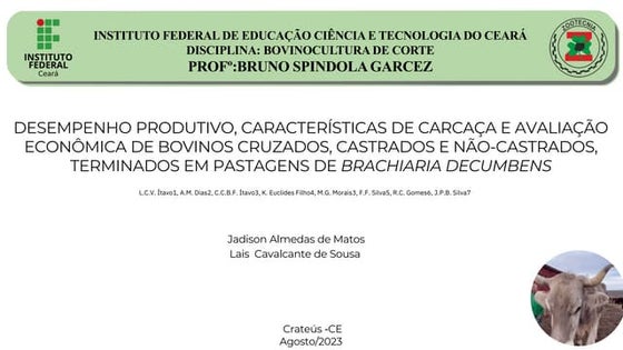 Apostila embrapa estrutura, composição, conversão musc em carne | PDF