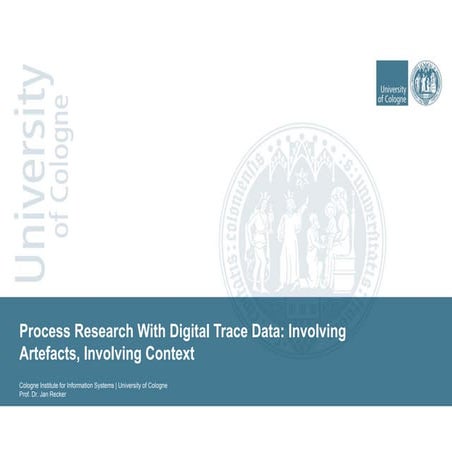 Process Research With Digital Trace Data | PPT