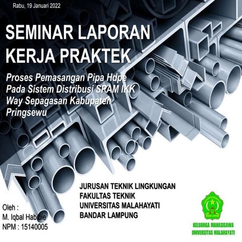 proses pemasangan pipa hdpe pada sistem distribusi spam.pptx