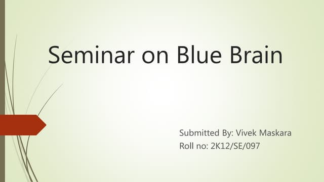 brain computer interferences with machine learning | PPTX