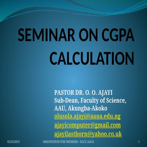 ACADEMIC SEMINAR ON CGPA CALCULATION.pptx