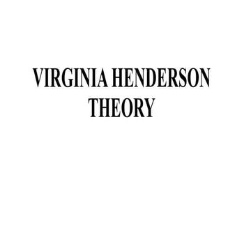 SEMINAR presentation on Henderson theory.pptx