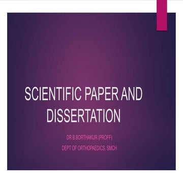 Seminar on how to present a science paper | PPTX