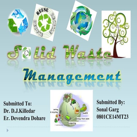 Seminar on Solid Waste Management | PPT
