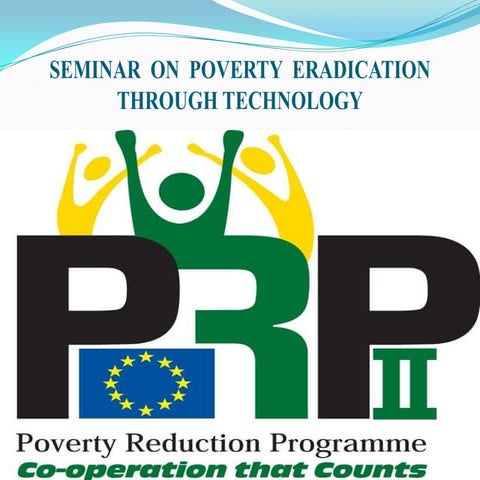 POVERTY ERADICATION | PPTX