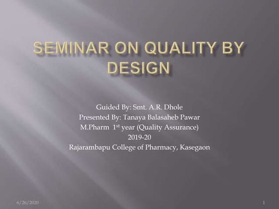 CCP and CQA concept .pdf | Pharmaceutical Industry | Industries