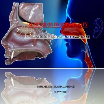 bowling pin deformity is a deformity of nose if the alar are corrected ...