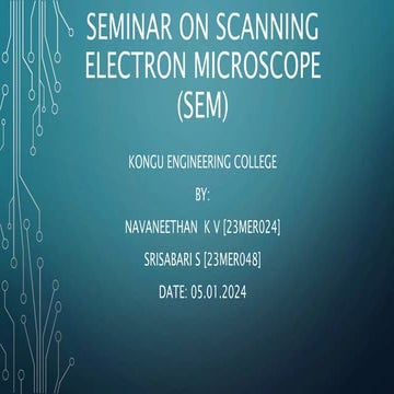 Scanning Electron Microscope (SEM).pptx