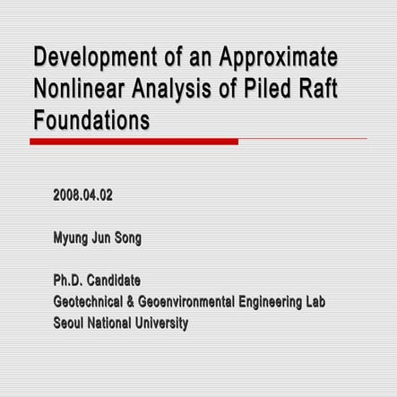 Seminar piled raft_foundation | PPT