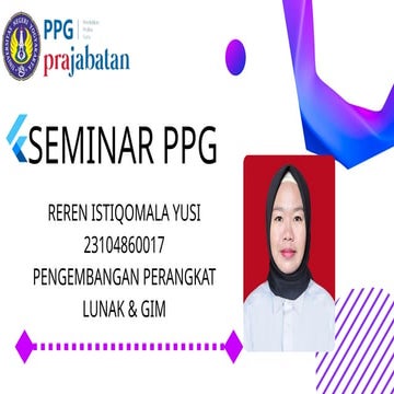 MATERI PRESENTASI SEMINAR PPG JURUSAN PPLG | PPTX