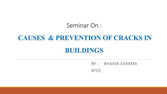 types of cracks in building | DOCX | Civil Engineering Industry ...
