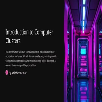 Seminar PPT on computer cluster by unknown.pptx