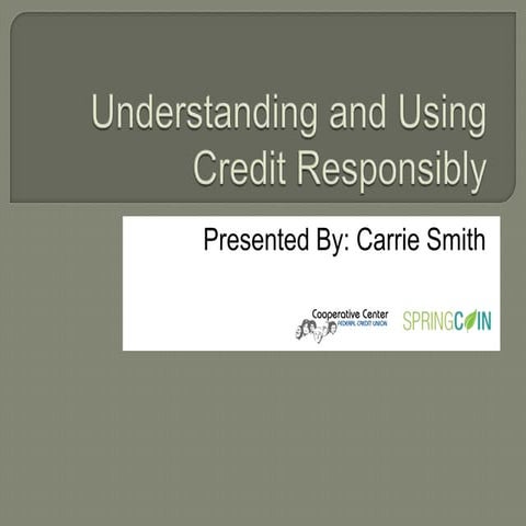 Understanding Your Credit Score | PDF