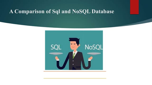 Sql Vs Nosql Presentation Pptx Databases Computer Software And Applications